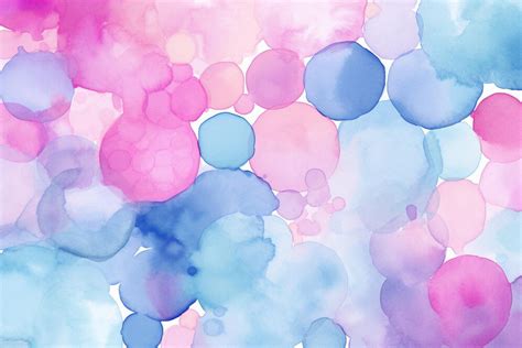 Premium Photo Shades Of Sweet Cute Water Colors Blobs Background
