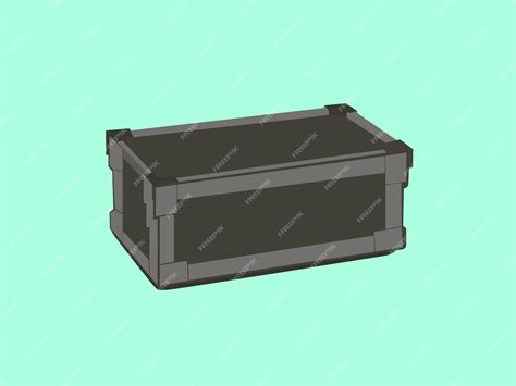 Premium Vector Rust Box Wooden Miscellaneous Furniture