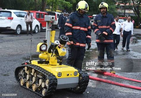 Firefighting Robot Photos And Premium High Res Pictures Getty Images