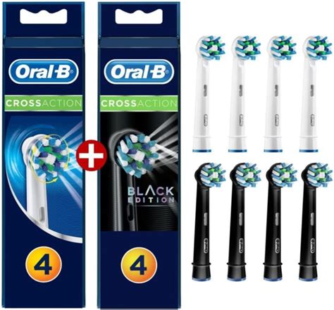 Oral B Diş Fırçası Yedek Başlığı Cross Action 4lü Yedek Başlığı Cross Action Siyah 4lü
