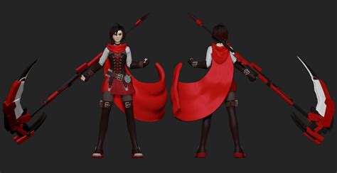 3d File Ruby Rose 3d Print Ready・3d Printing Template To Download・cults