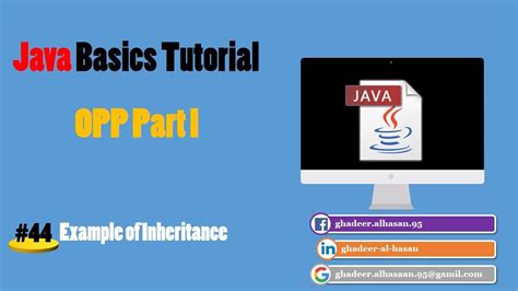 44 أمثلة عن الوراثة في جافا Youtube
