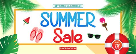 쇼핑 판매를 위한 해변 우산과 열 대 잎 배경 여름 판매 배너 템플릿입니다 배너 디자인입니다 포스터 카드 웹 배너 벡터 일러스트 세일에 대한 스톡 벡터 아트 및 기타 이미지