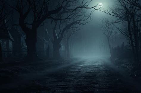 Scary Background And Copy Space Premium Ai Generated Image