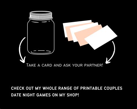 Couple Intimacy Question Cards Printable Couples Card Game Download PDF Date Night Cards