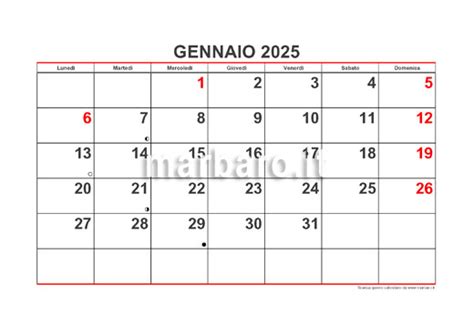 Calendario Mensile 2025 Con Festività Italiane