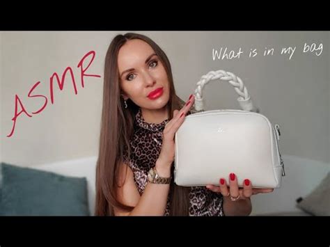 АСМР | Что в моей сумке | Шёпот | триггеры | ASMR | What is in my bag ...