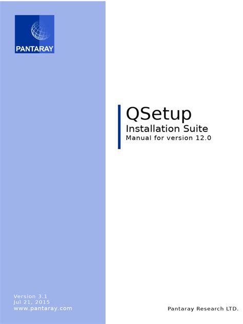 Qsetup Manual Pdf Windows Registry Installation Computer Programs