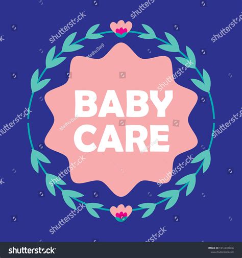 베이비 케어 로고 디자인조직체를 상징하는 디자인이 스톡 벡터로열티 프리 1816698896 Shutterstock