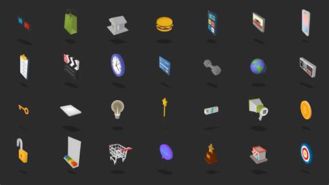 Apple Motion Template Animated 3d Icons Fcpx Sbv 348369656 Storyblocks