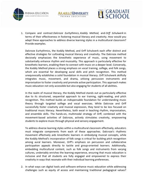 Activity 2 1 Pdf Music Education Creativity