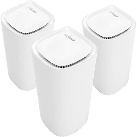 Linksys Velop Pro 6E 3 Pack Whole Home Mesh Wi Fi Wi Fi 6E 802 11ax Tri Band 2 4 GHz 5 GHz
