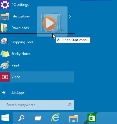 How To Pin Apps To Left Side Of The Start Menu In Windows