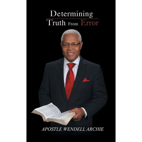 Determining Truth From Error Hardcover