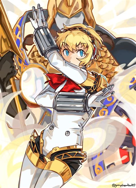 Safebooru 1girl Aegis Persona Android Blonde Hair Blue Eyes Covered