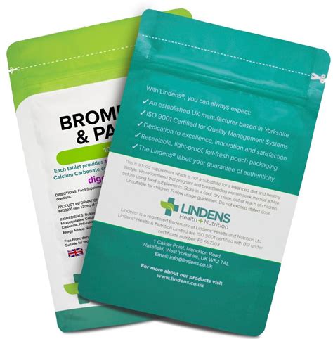 Lindens Bromelain And Papain 10100 100 Tablets Health Plus Living