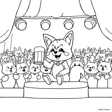 Aggretsuko Coloring Pages