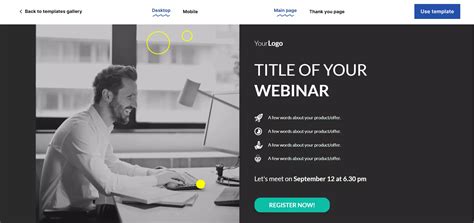 the 31 best webinar landing pages in 2023 [ templates]