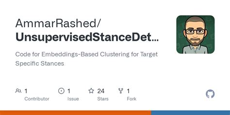 Github Ammarrashed Unsupervisedstancedetection Code For Embeddings Based Clustering For