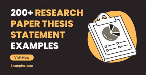 199 Thesis Statement For Research Paper Examples