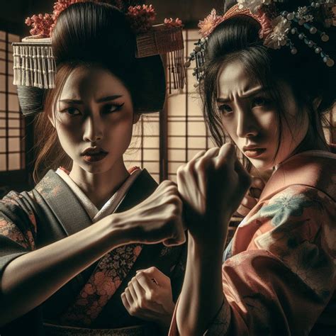 Geisha Catfights 28 By Tragiccatfightfan On Deviantart