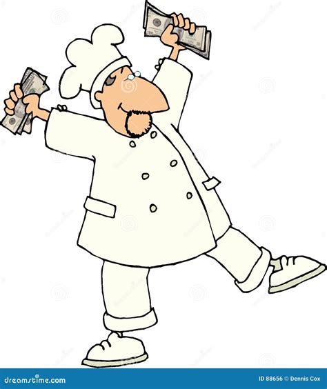 Dancing Chef Stock Illustration Illustration Of Comic Dancing 88656