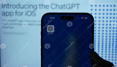 OpenAI Launches an Official ChatGPT App for IOS Editorial Photography - Image of conversation ...