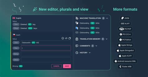 Visual Editor And Support For Ios Android Flutter Po And More Tolgee