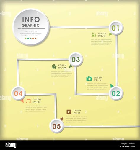Modern Vector Abstract Flow Chart Infographic Elements Stock Vector Image Art Alamy