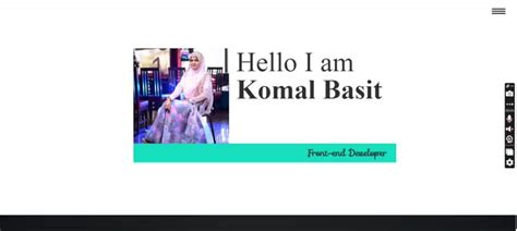 Komal Basit On Linkedin Portfolio Webdesign Careerjourney