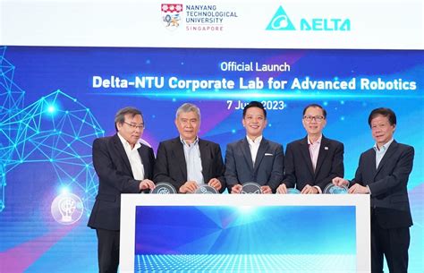 ntu singapore and delta electronics set up s 24 million corporate lab for advanced robotic