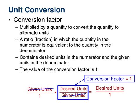 PPT Unit Conversions PowerPoint Presentation Free Download ID