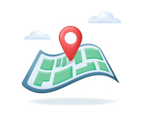 Premium Vector Navigation Pin Location Checking Icon And Map 3d
