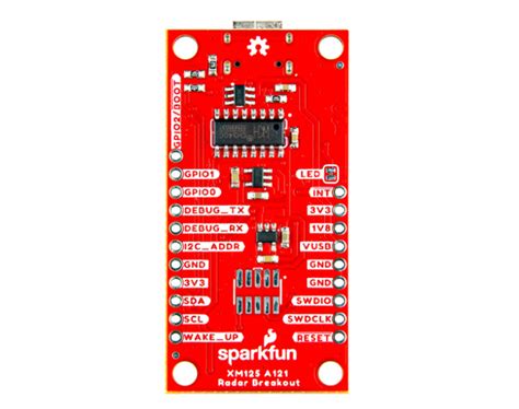 Hardware Overview SparkFun Qwiic Pulsed Coherent Radar Sensor Breakout Acconeer XM Hookup