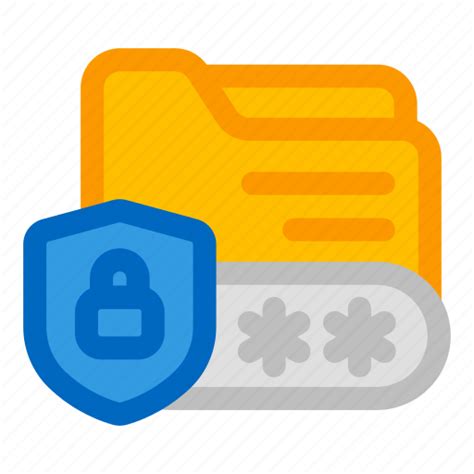 Password Protected Folder Security Icon Download On Iconfinder