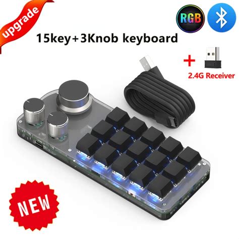 jxlkjcxt programming macro custom keyboard rgb gaming keypad photoshop