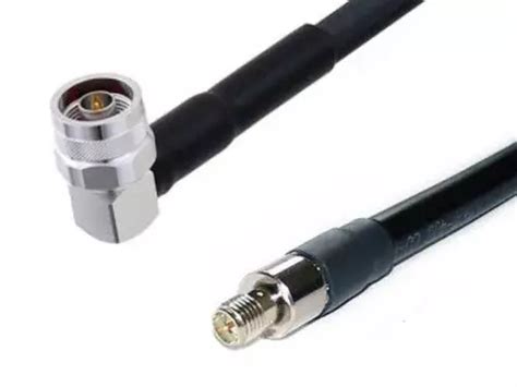 Sma Female To N Male Right Angle Rg213 Lszh Cable Assembly