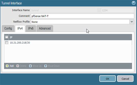 IPsec VTI With Palo Alto Netgate Forum