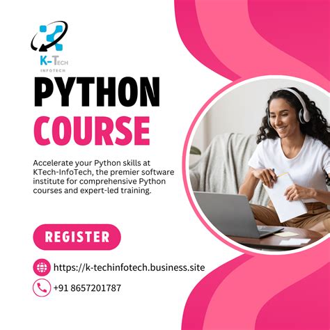 master python with k tech infotech your ultimate python course guide