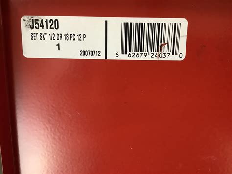 Lot Proto 1 2in Drive Socket Set