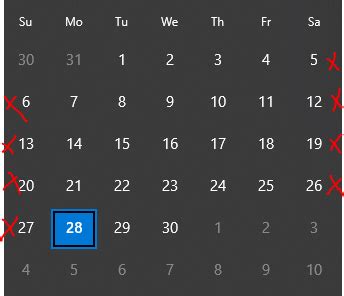 How Can I Add Specific Blackout Dates In Datepicker C Wpf Stack Overflow