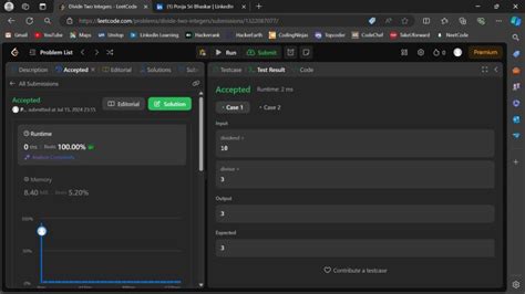 Pooja Sri Bhaskar On Linkedin 100daysofcode Leetcode Problemsolving 100dayaofleetcode