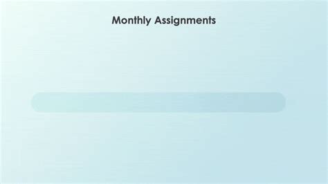 Monthly Assignments Slide Productivity Planner Part 2 Presentation