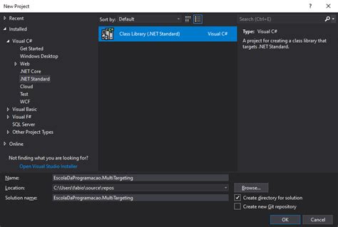 Criando Pacotes Nuget Multi Targeting Escola Da Programação