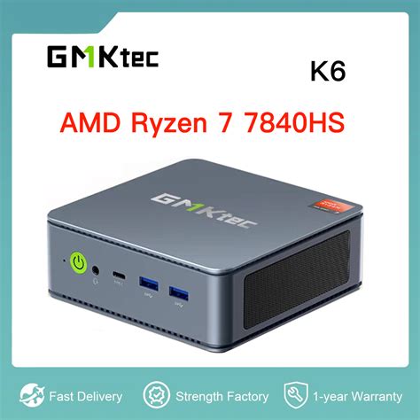 Gmktec K Mini Pc Amd Ryzen Hs Mini Pc Wifi Bt Wins Pro Ddr Nvme Ssd Pcie