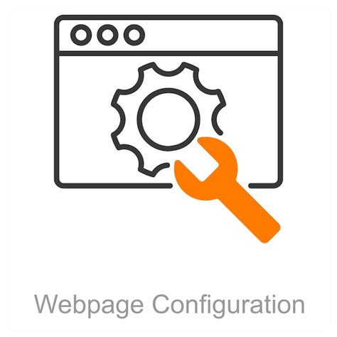 Premium Vector Webpage Configuration