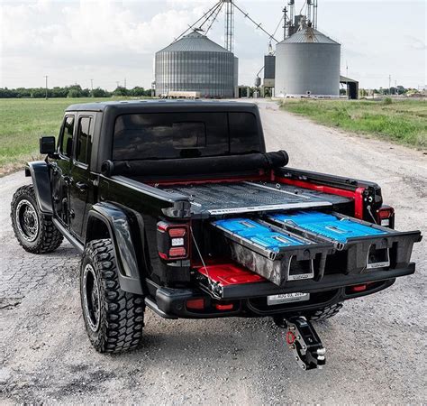 Decked 20 Current Jeep Gladiator Truck Bed Storage System Mj1