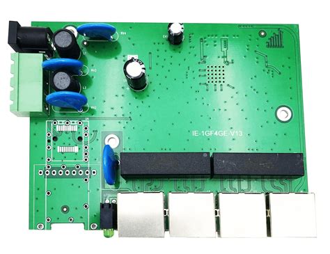 4 Port 10 100 1000base Tx 1 Port 1000base Fx Unmanaged Gigabit Industrial Ethernet Switch