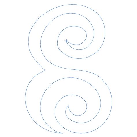 Number 8 Stencil House Number 0