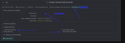How To Create Subdomains Like Cpanel Virtualmin